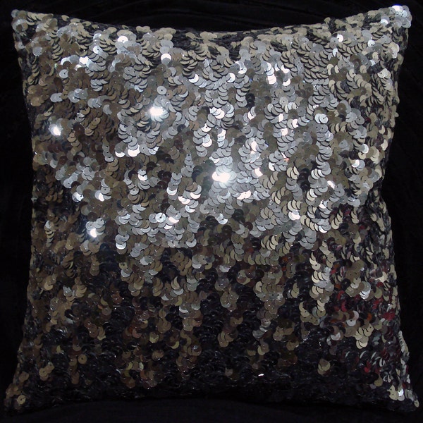 Sequin Throw Pillow - Etsy