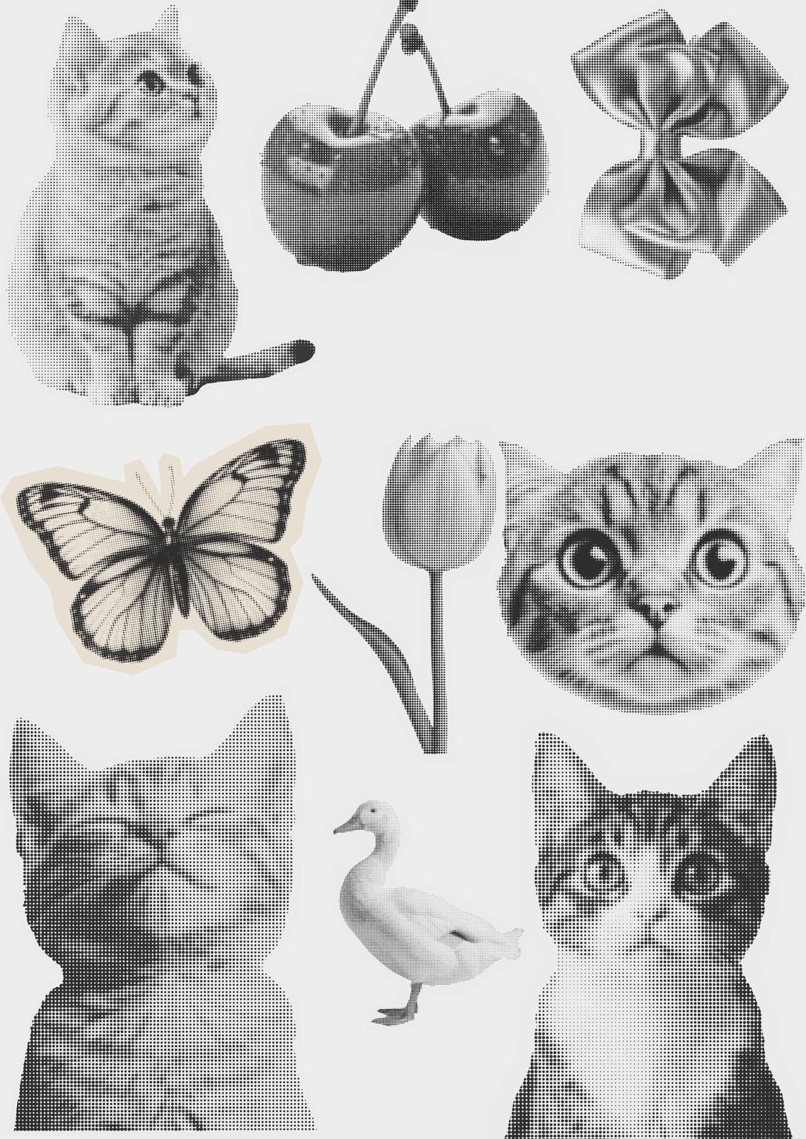 Digital Scrapbook Sticker Kit - Etsy