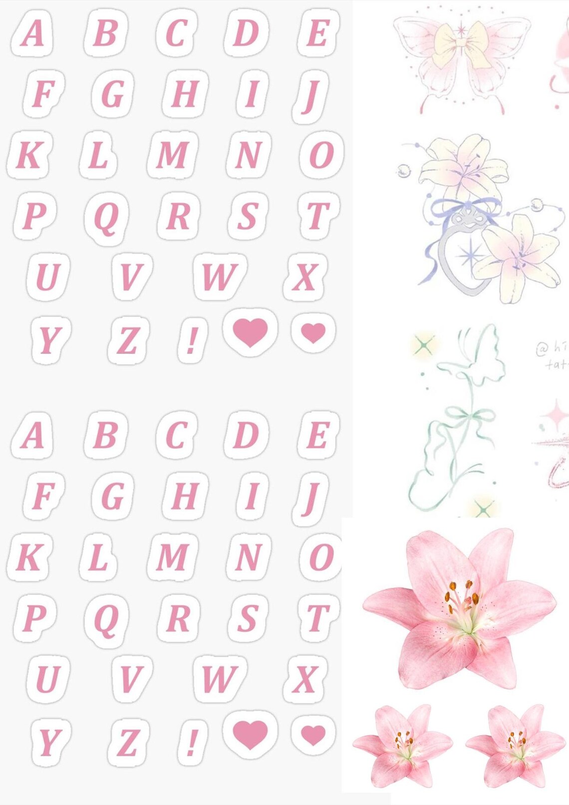 Digital Scrapbook Sticker Kit - Etsy