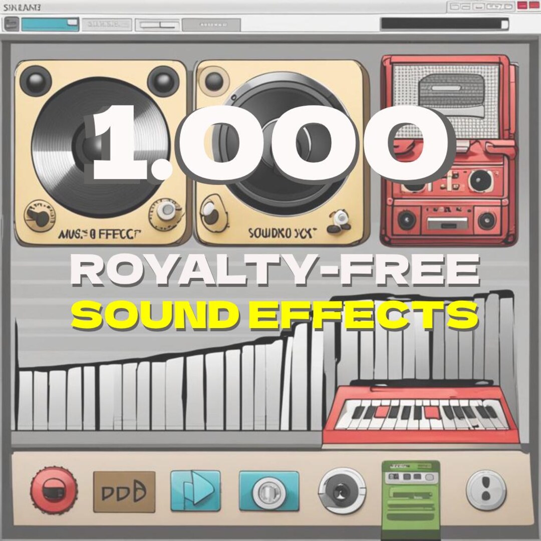 1.000 Royalty-free Sound Effects Collection for Creator - Etsy