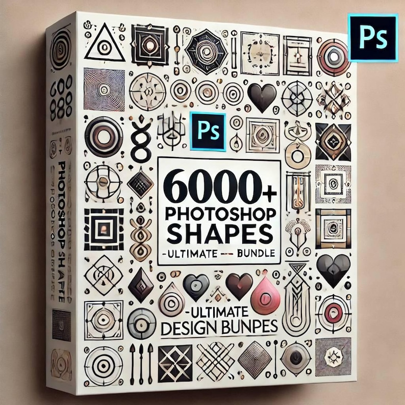 6,000 High-quality Adobe Photoshop Shapes – Ultimate Collection for ...