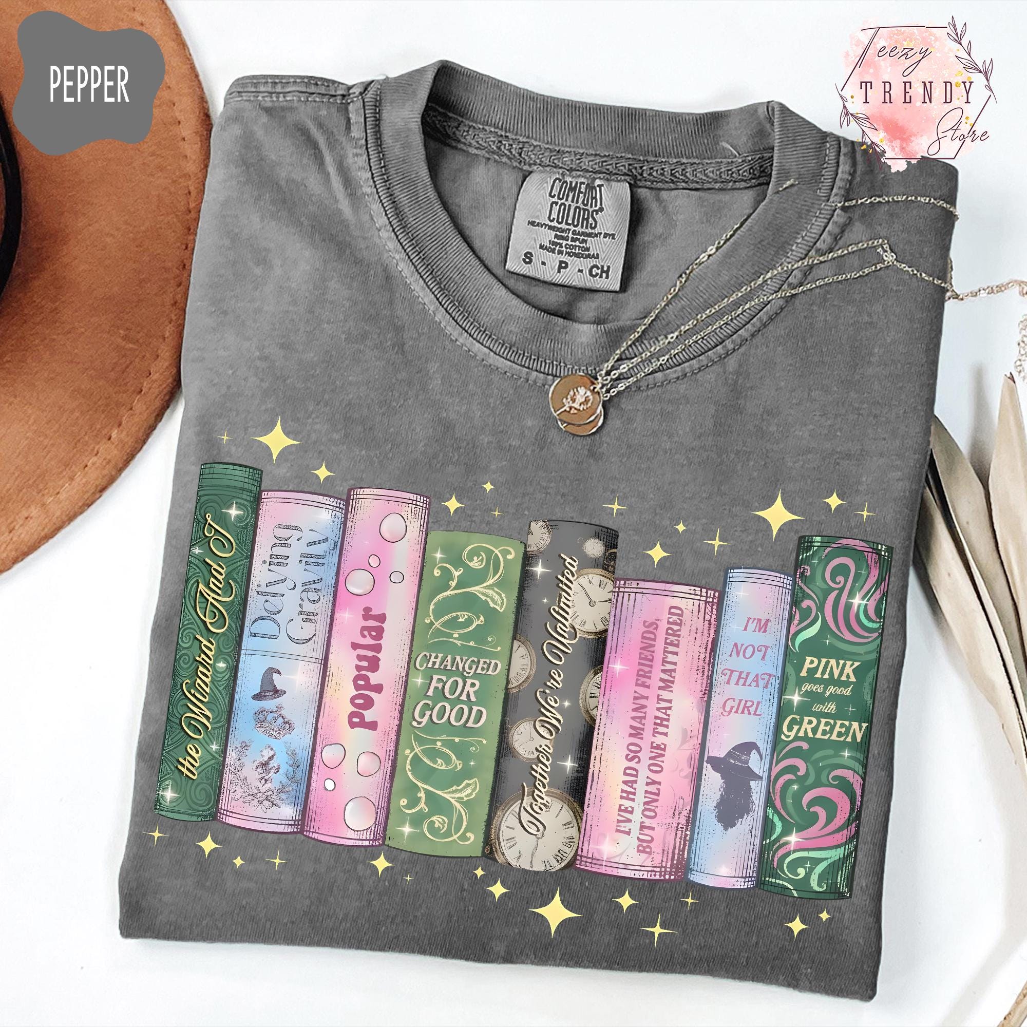 Wicked Musical Book Shirt, Changed for Good Tee, Defying Gravity ...