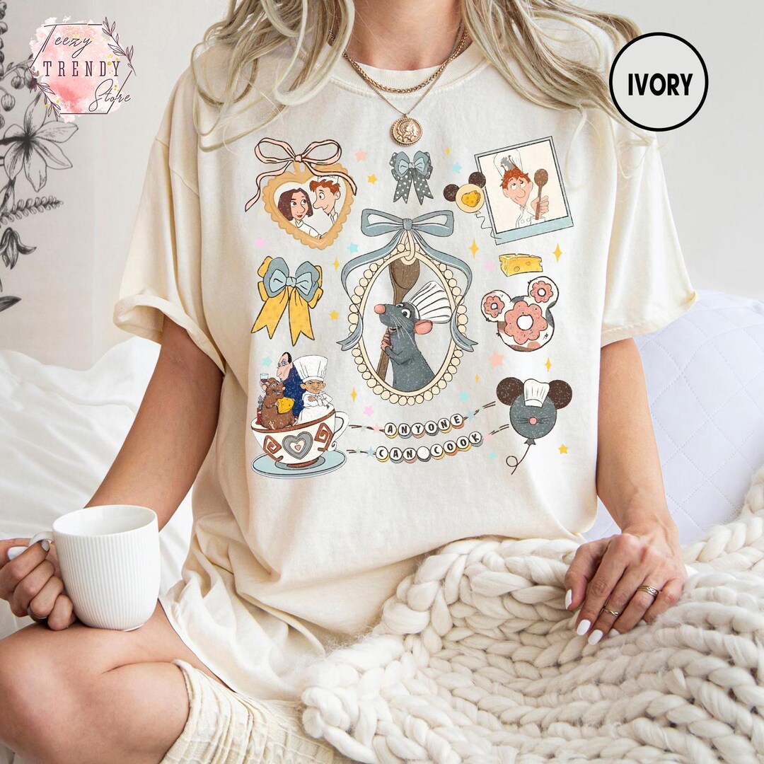 Remy Ratatouille Shirt, Disney Foodie Tee, Chef Remy T-shirt, Cute ...