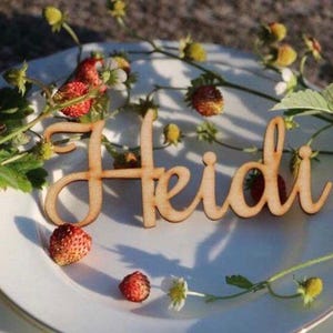 Custom Wooden Wedding Name Plates – Personalized Place Cards, Name Tags ...