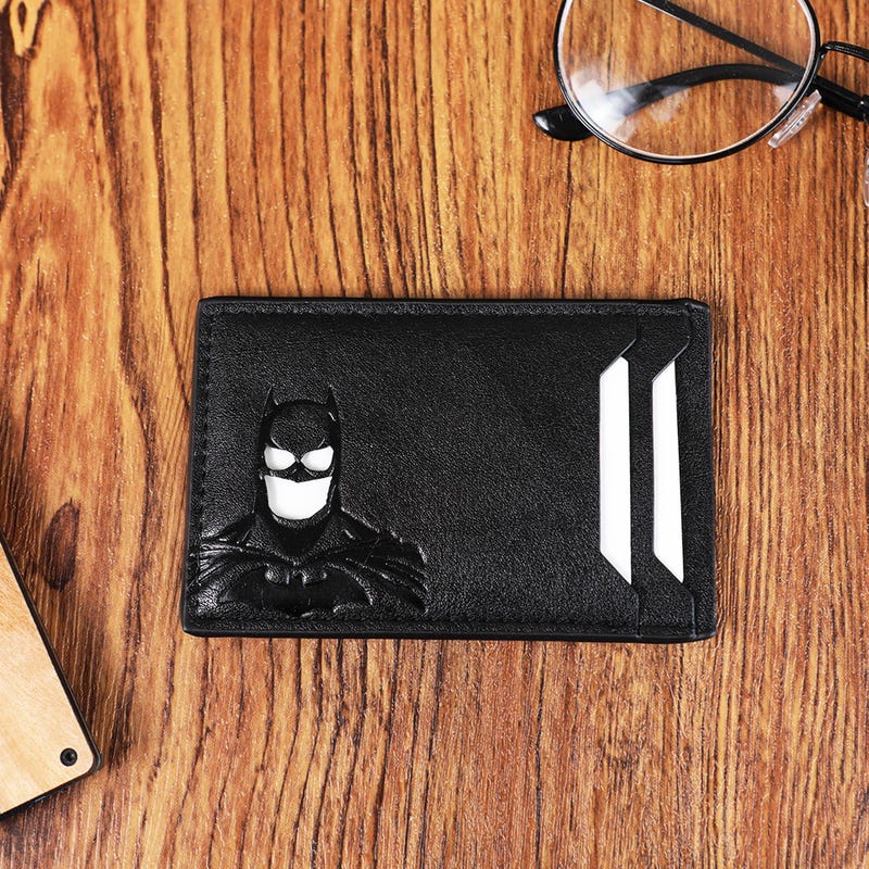Bat Man Id Wallet - Etsy