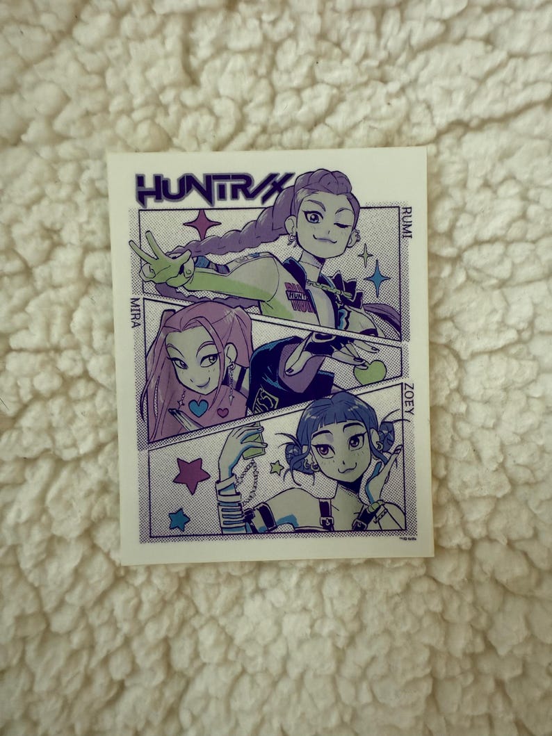 Kpop Demon Hunters - Huntrix Stickers - Etsy