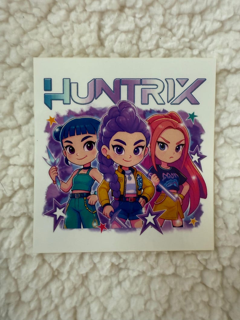 Kpop Demon Hunters - Huntrix Stickers - Etsy