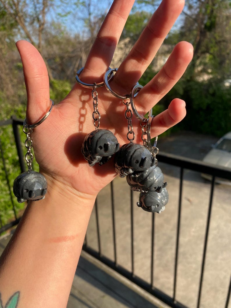 Tobias (roly-poly) Keychain - Etsy