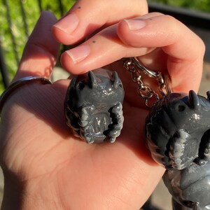 Tobias (roly-poly) Keychain - Etsy