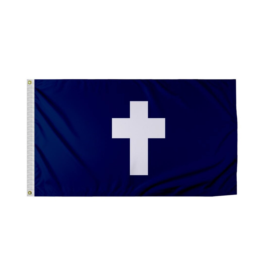 Chaplain Nautical Officer Flag - Nylon 200D - Naval Boat Ensigns - US ...