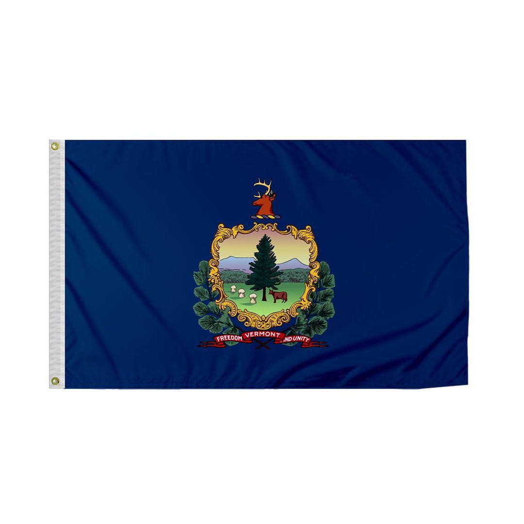 Promopatriot Vermont State Flag Nylon Brass Grommets Green Mountain ...