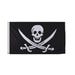 Calico Jack Pirate Flag: Rackham Crossed Swords Banner - Etsy