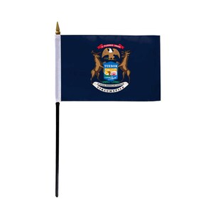 Michigan State Flag: Nylon With Brass Grommets - Multiple Sizes - Etsy