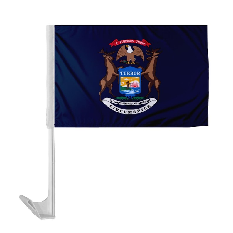 Michigan State Flag: Nylon With Brass Grommets - Multiple Sizes - Etsy