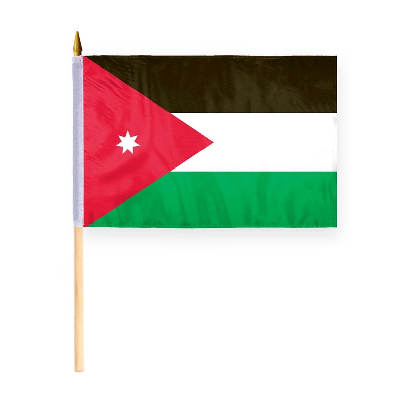 Jordan National Flag: 200D Nylon With Brass Grommets - Etsy