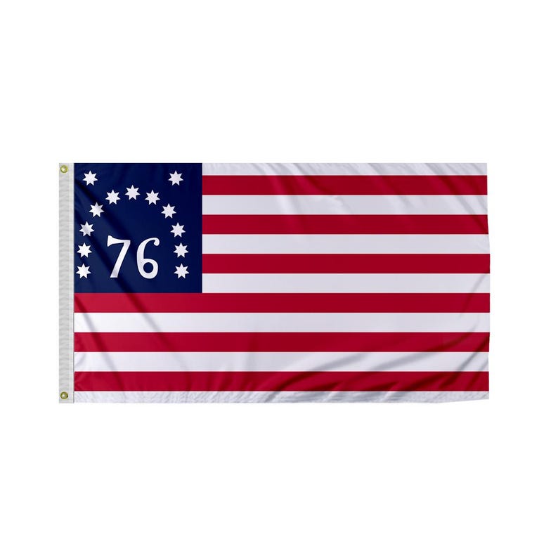 Bennington '76 American Flag: Historical Revolutionary War Banner - Etsy