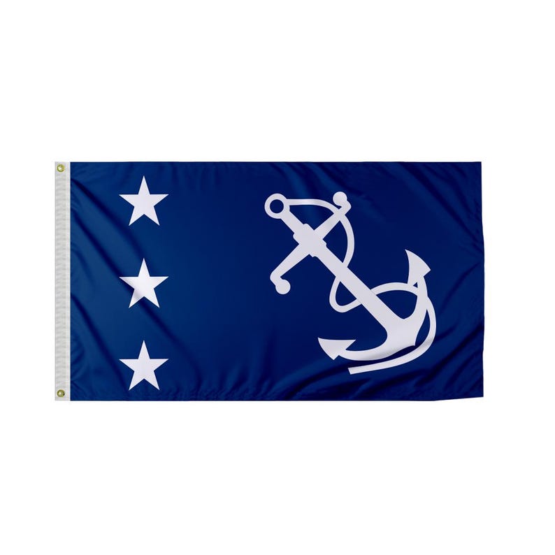 Past Commodore Nautical Officer Flag - Nylon 200D - Nautical Boat Signs ...