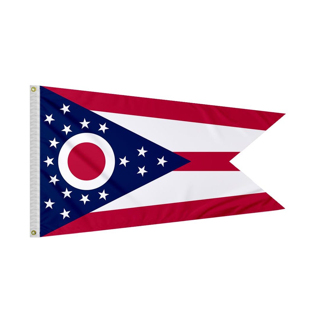Promopatriot Ohio OH State Flag Nylon Brass Grommets Ohio Burgee ...