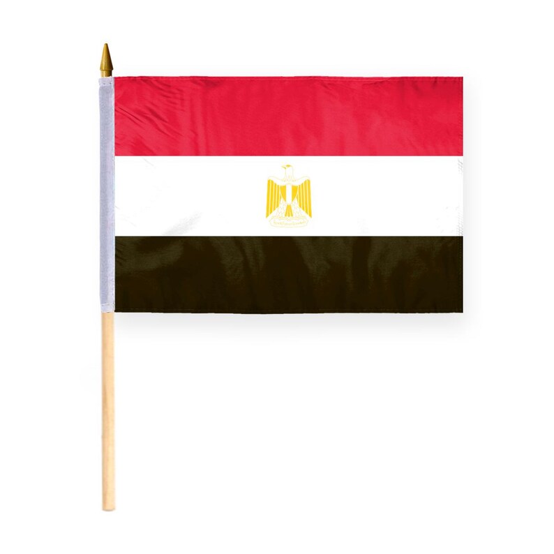 Egyptian National Flag 200D Nylon With Brass Grommets Egypt Flags in ...