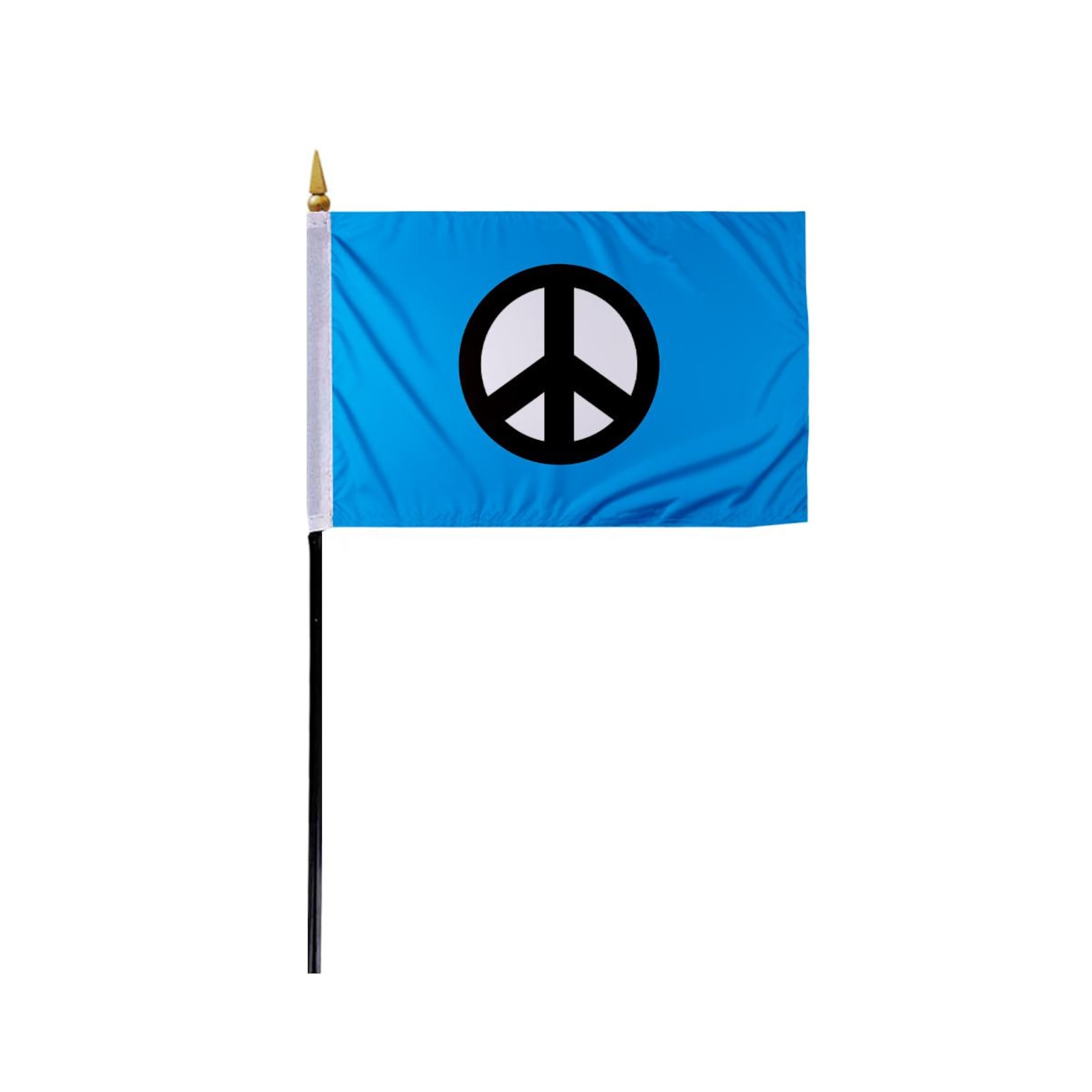 Blue Peace Sign Flag: Nylon Anti-war Banner - Etsy