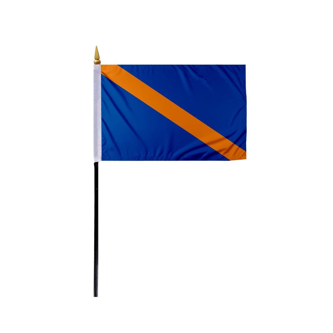 Move Over Racing Flag: Blue & Orange Stripe, Motorsport Gift - Etsy