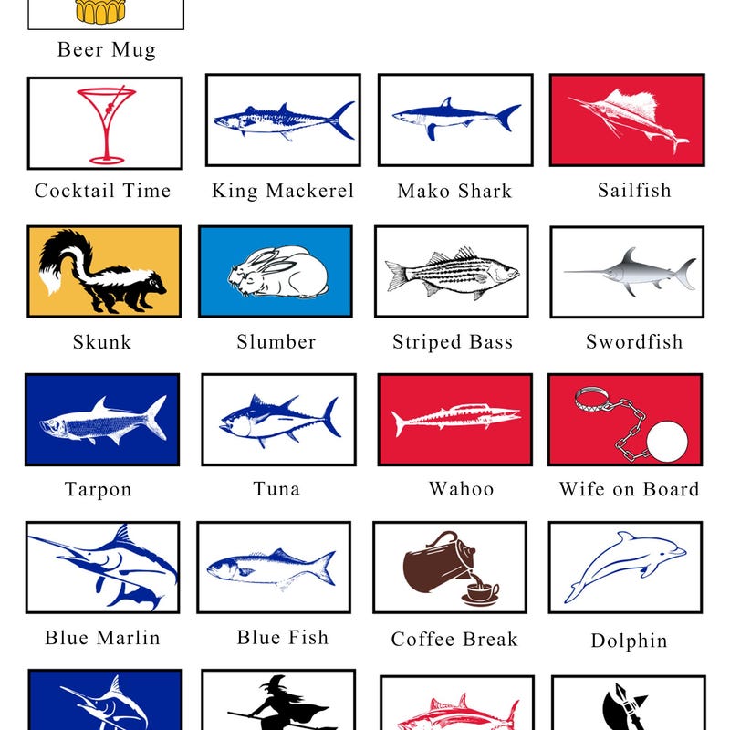 Novelty Boating Flags - Etsy