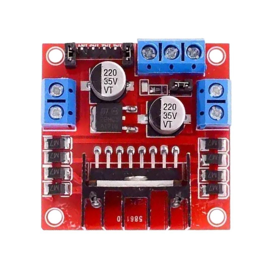 Dual H-bridge L298N Motor Driver Controller Board for DC Motors and ...