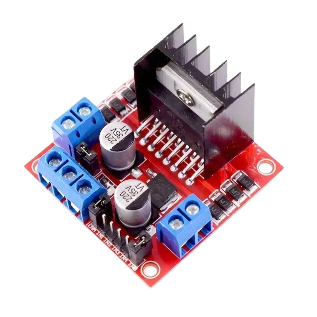 Dual H-bridge L298N Motor Driver Controller Board for DC Motors and ...