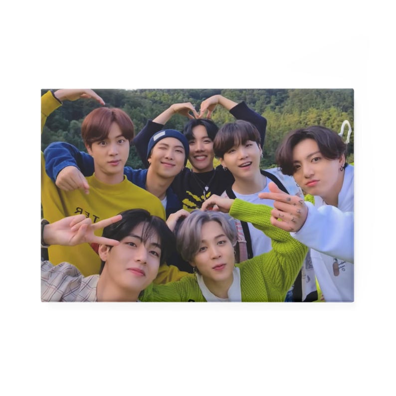 Bts OT7 Button Ref Magnet - Rectangle, Gift for BTS Army, Kpop Fan, BTS ...