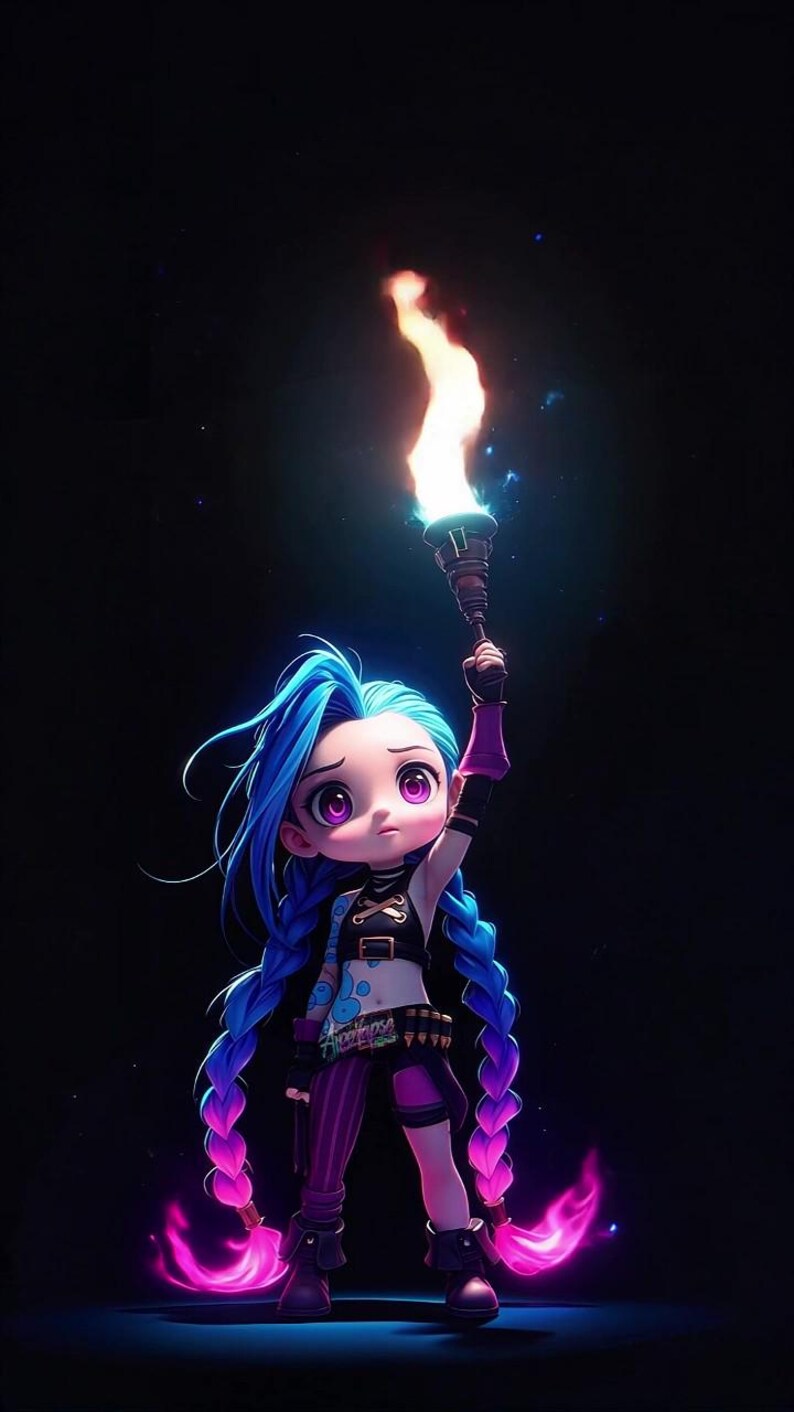 Jinx Torch 4k Live Wallpaper - Etsy
