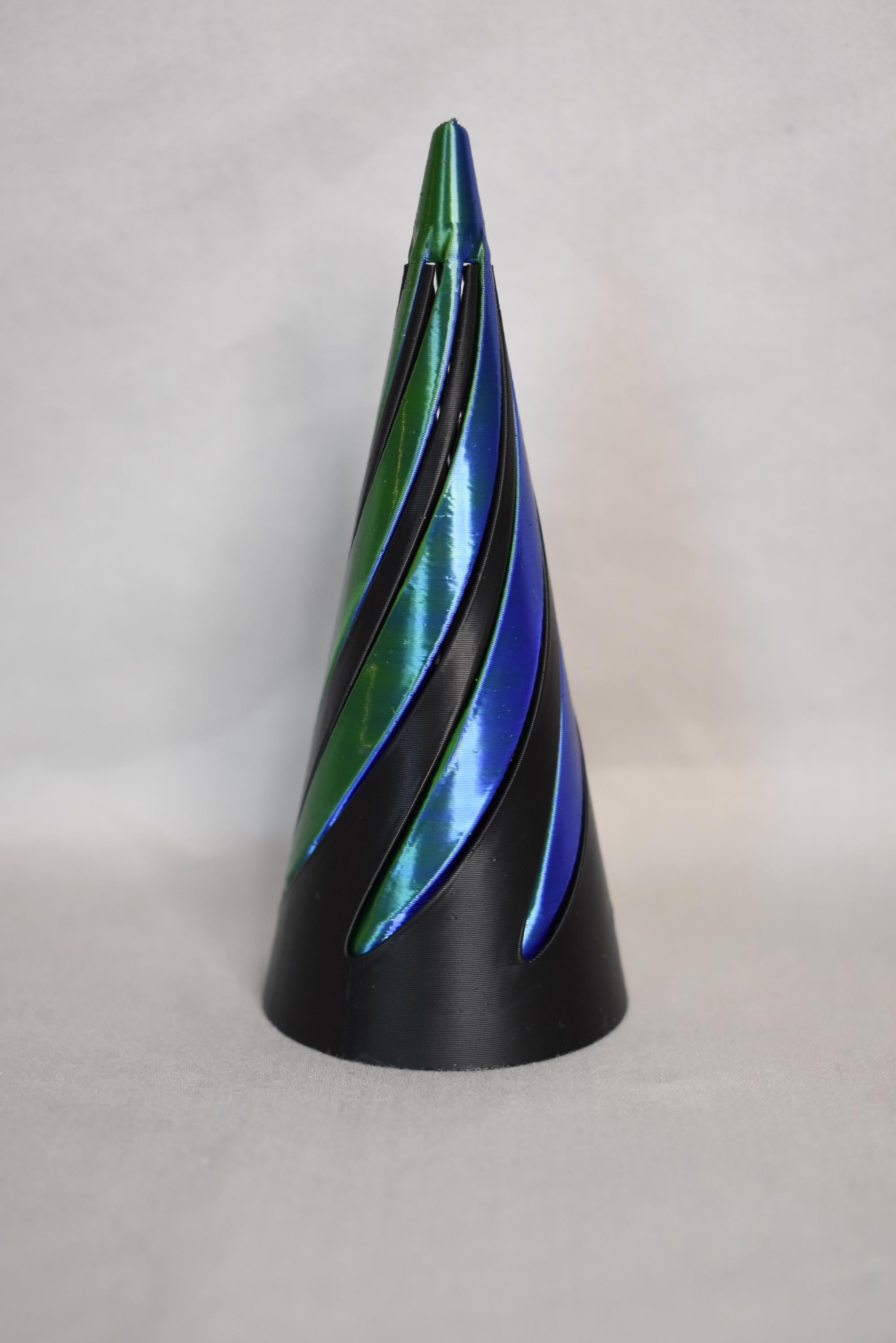Spiral Void Cone - Optical Illusion Toy - Etsy