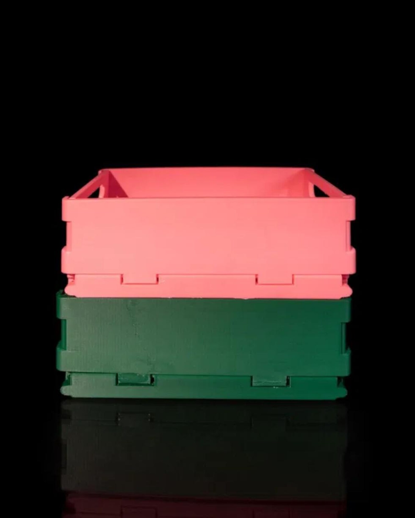 Foldable and Stackable Storage Crate - Etsy