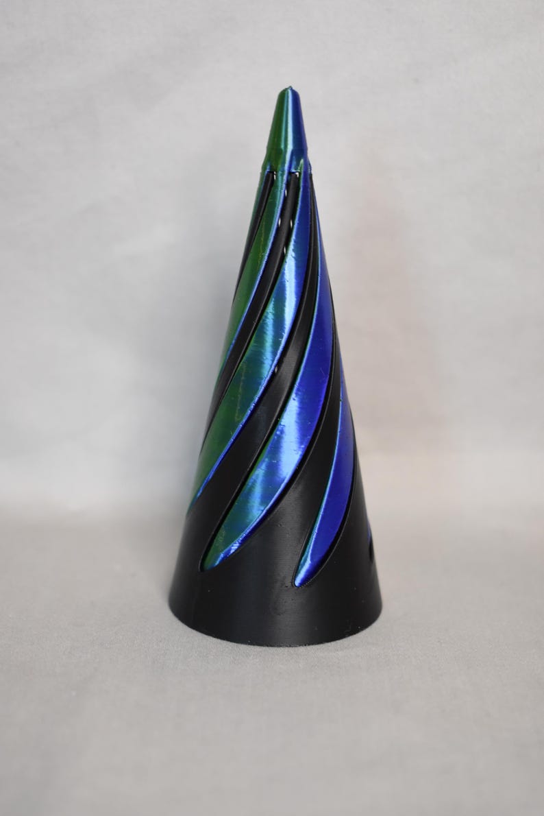 Spiral Void Cone - Optical Illusion Toy - Etsy