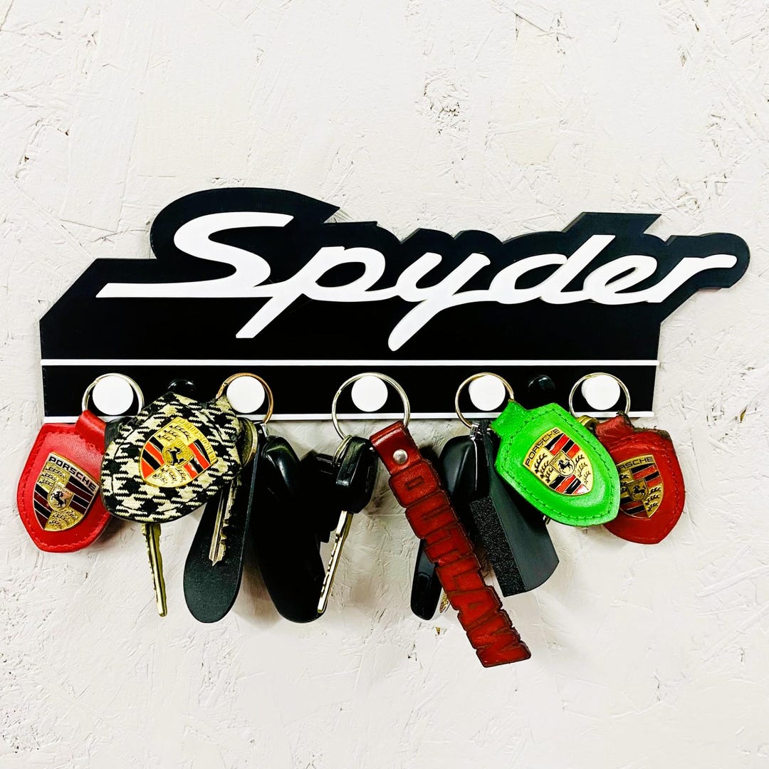 Porsche Spyder Key Rack Key Holder With 12 Colour Options - Etsy