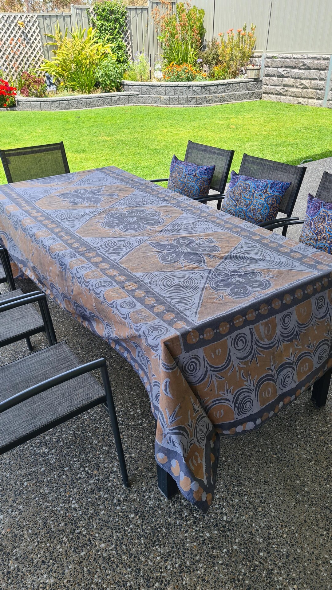 Batik African Table Cloth - Etsy