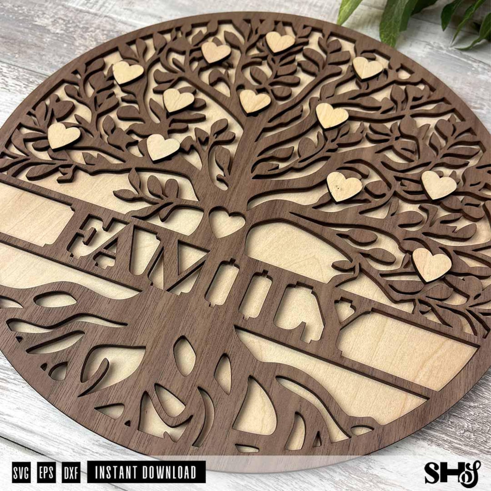 Tree of Life SVG Cut File | Tree of Life | Family Tree | Wall Art ...