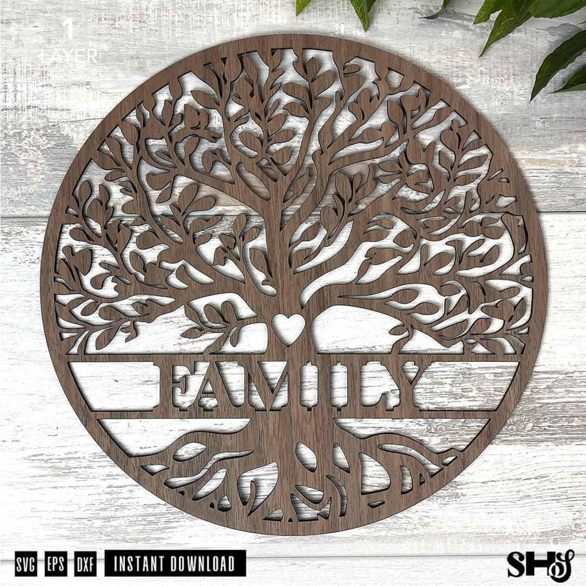 Tree of Life SVG Cut File | Tree of Life | Family Tree | Wall Art ...