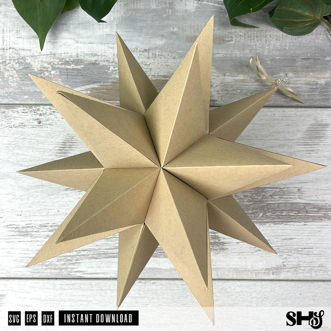 3D Moravian Star DIY SVG | Paper Star Cut File | 3D Paper Star ...