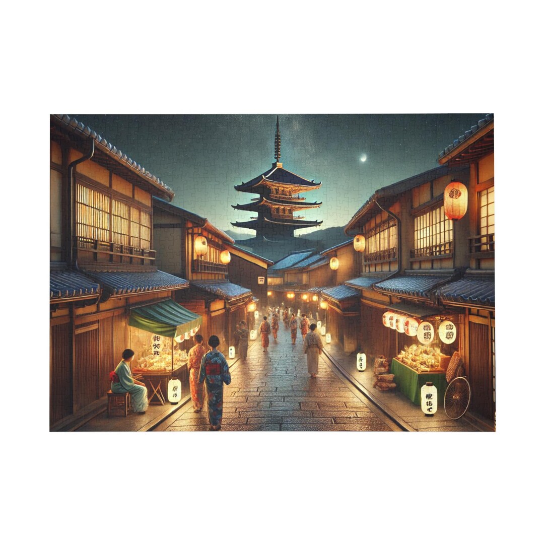 Beautiful Japanese Kyoto Puzzle 1000-Piece, Perfect Gift for Puzzle ...