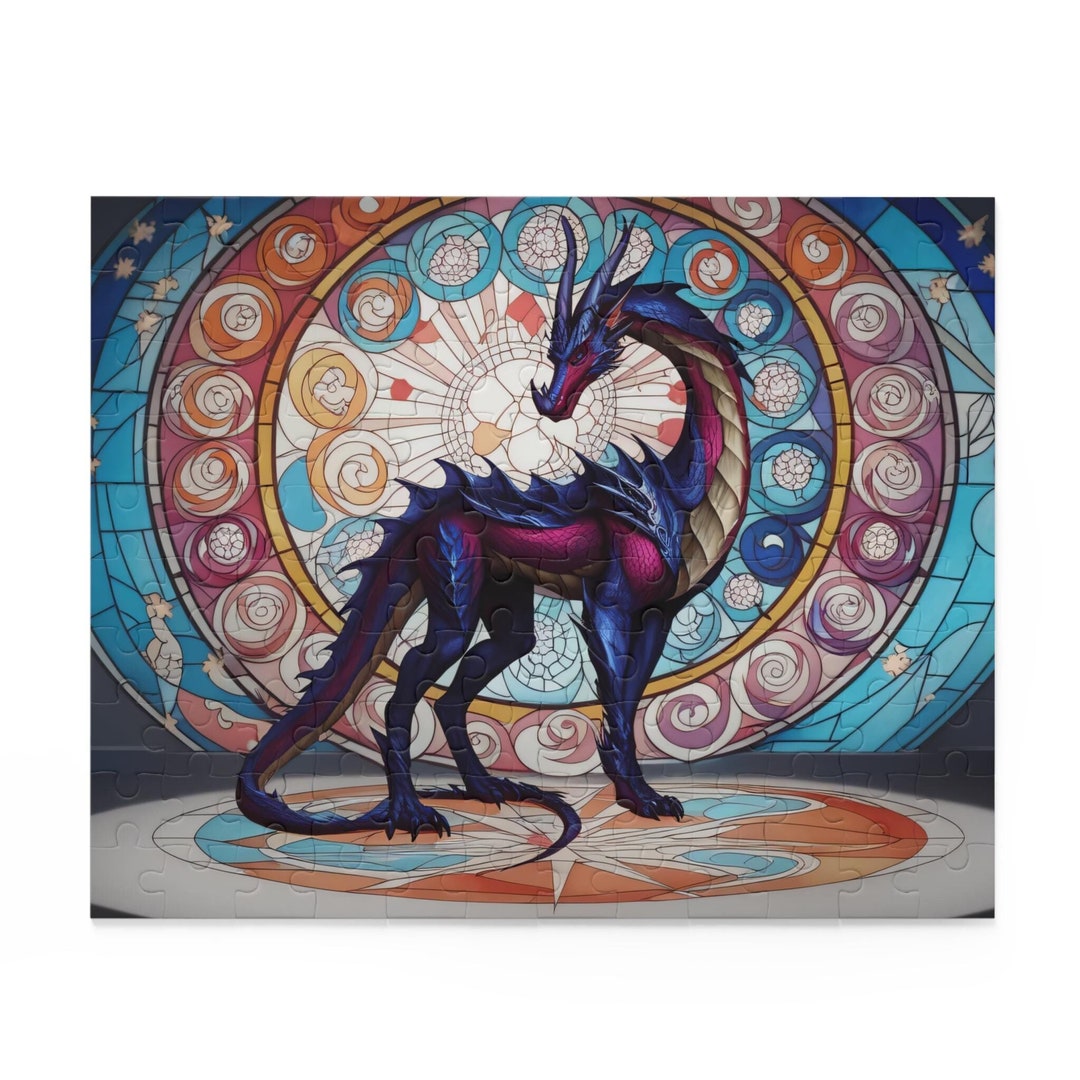 Blue Dragon With Magic Circle Puzzle | 120, 252, 500-piece | Perfect ...