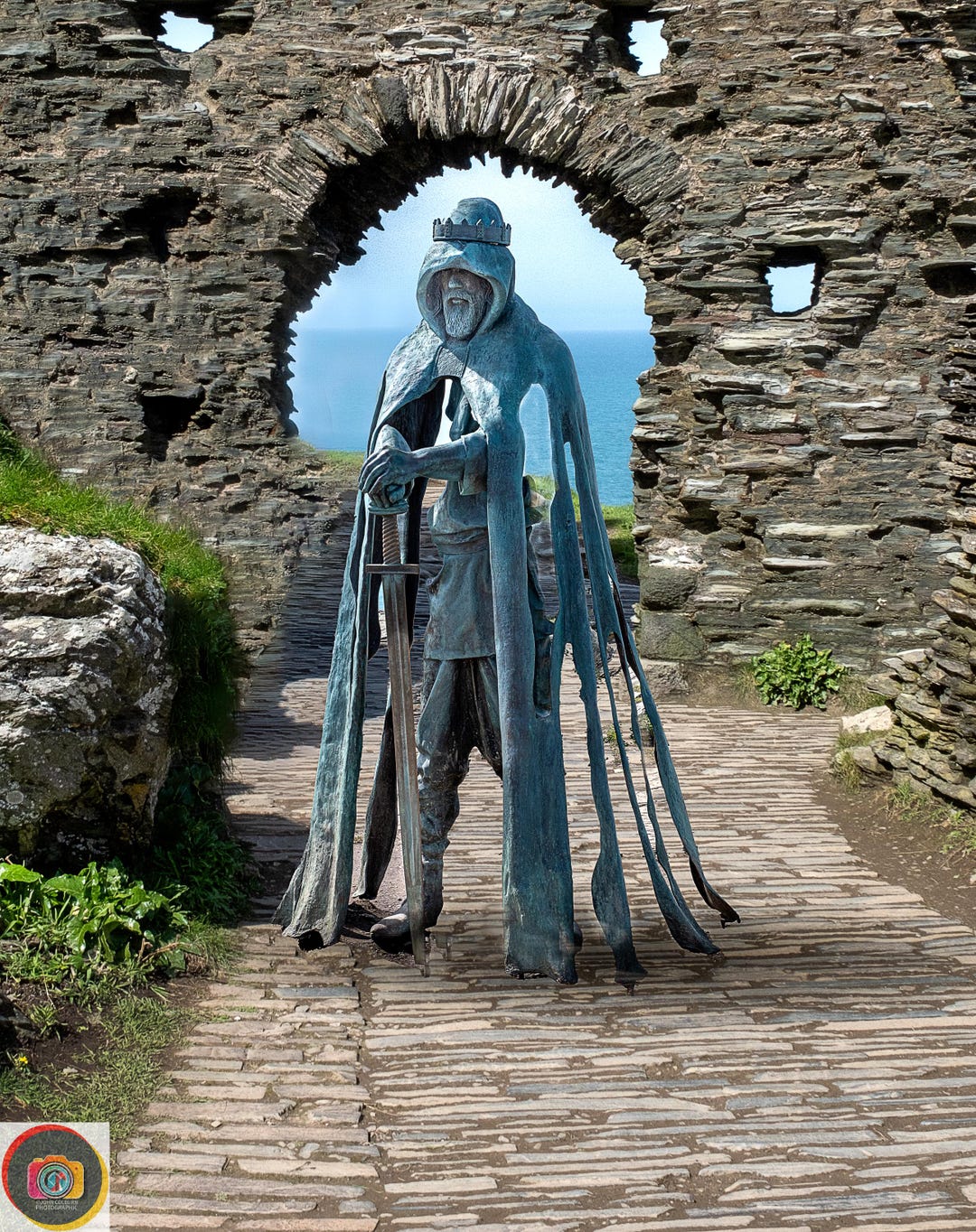 Knight, Castle, Tintagel Castle, Cornwall, Composite Image,photo Image ...