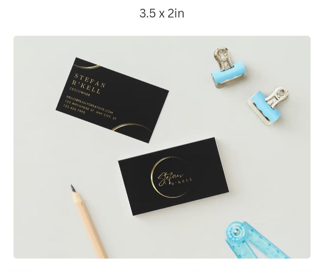 Custom Made Business Cards - Etsy