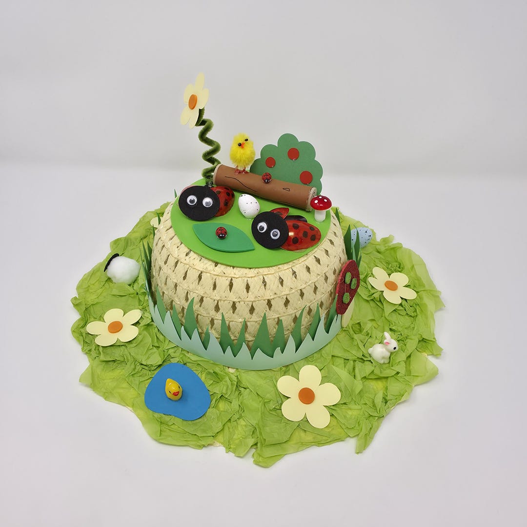 DIY Make Your Own Ladybug Easter Chick Bonnet Hat Craft Kit - Etsy