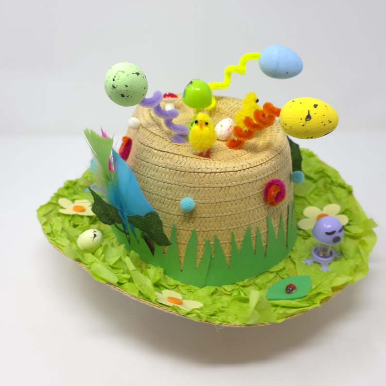 DIY Silly Spring Easter Bonnet Craft Kit - Make Your Own Easter Hat - Etsy