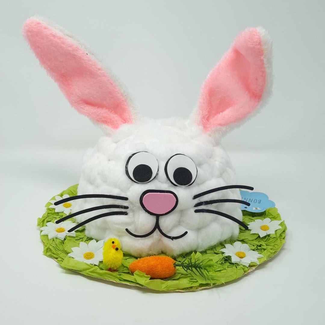 DIY Make Your Own Easter Bunny Rabbit Bonnet Craft Kit Activity Pack ...