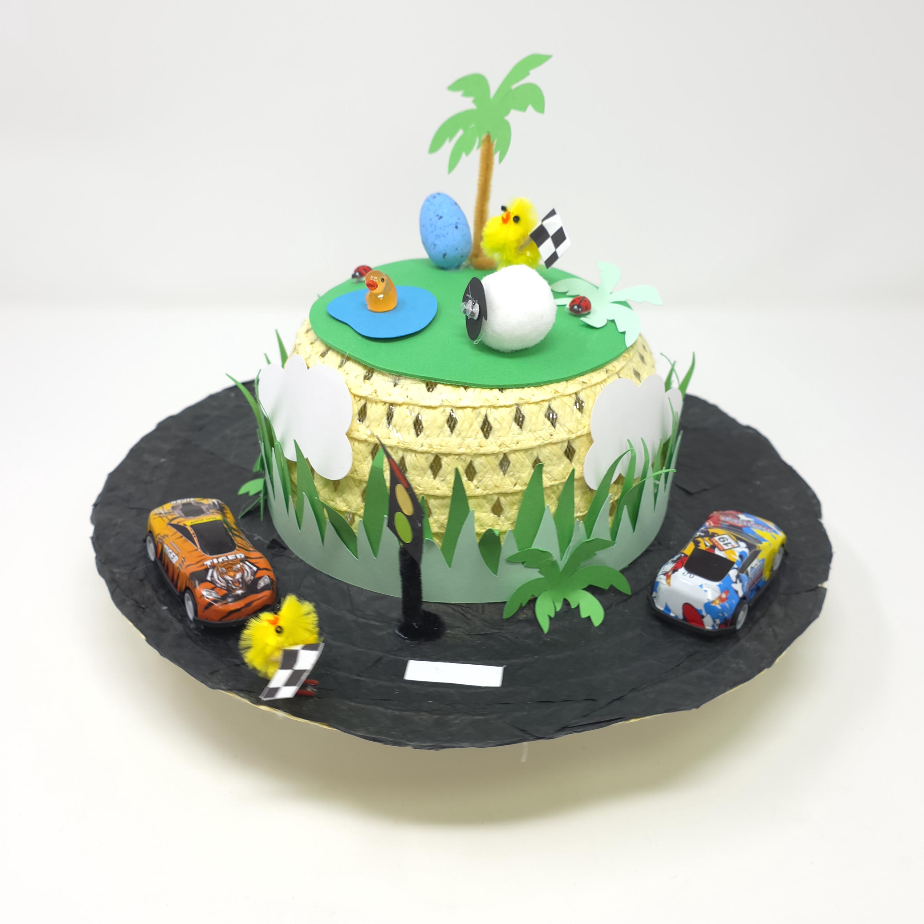 DIY Race Car Easter Bonnet Craft Kit - Make Your Own Easter Hat - Etsy ...