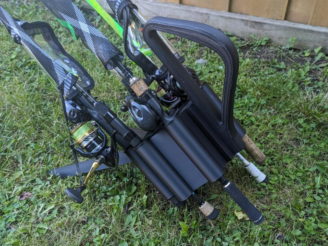 3D Printed Fishing Rod Carrier Portable and Durable Design - Etsy