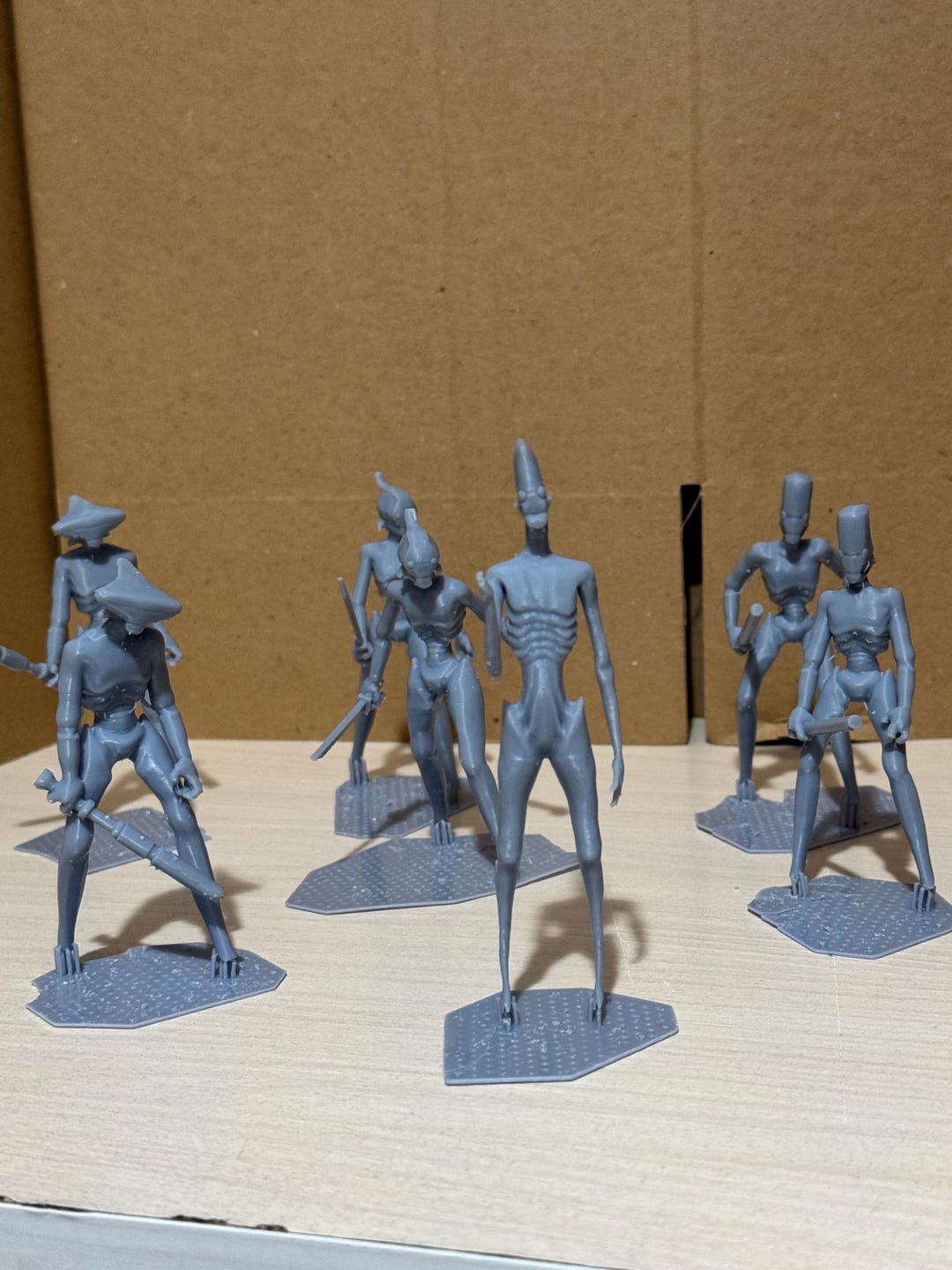 3D Printed Resin Kenshi BEEP and Hive Soldiers Figurines High-detail Collectibles 7PCS - Etsy
