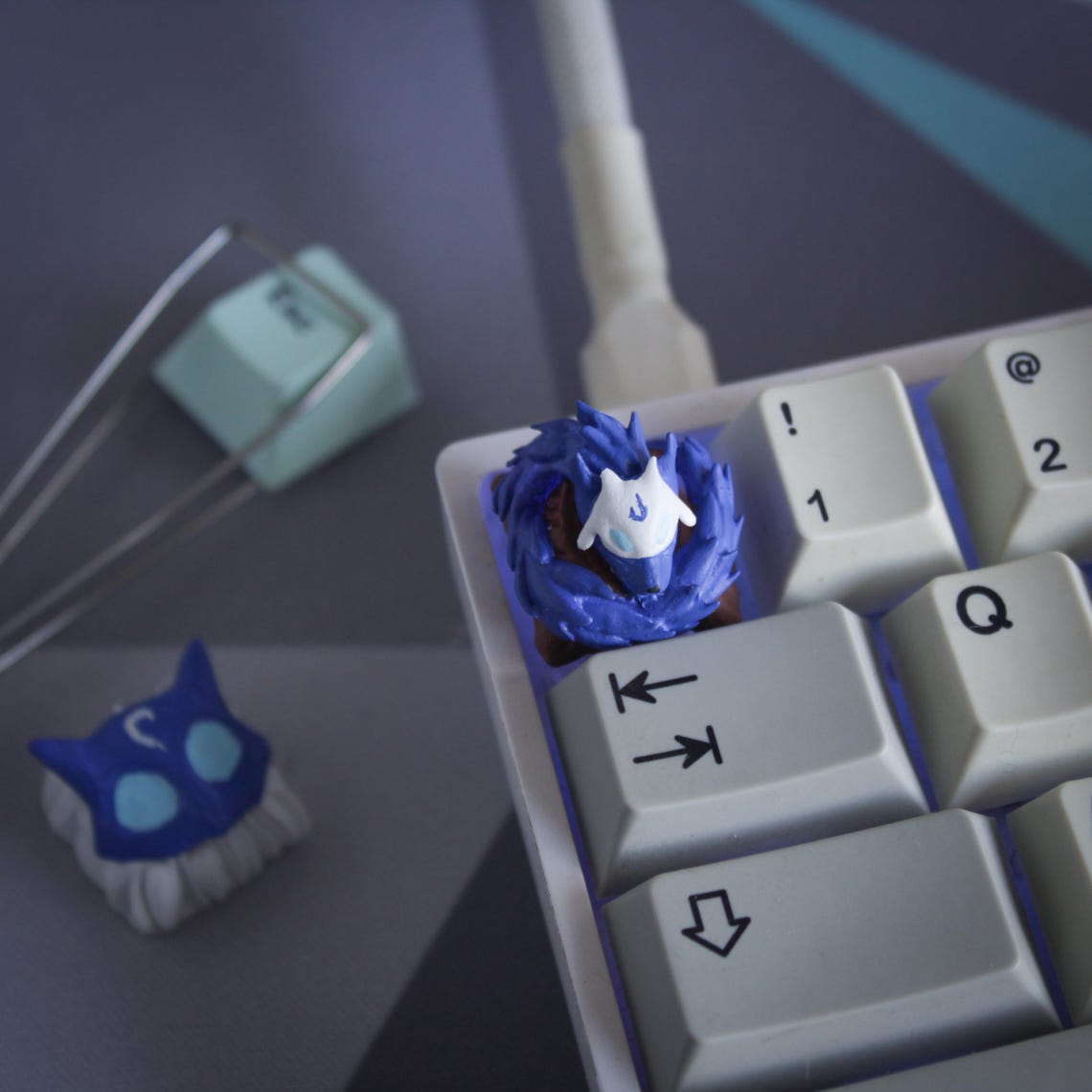 3D Printed League of Legends Keycap Set Unpainted Gray Custom ...