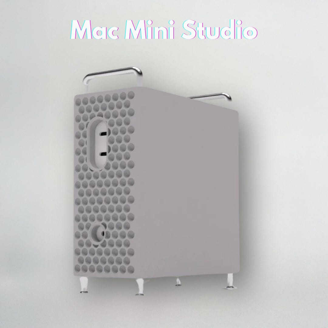 3D Printed Mac Mini Studio Stand Space-saving Desk Organizer ...